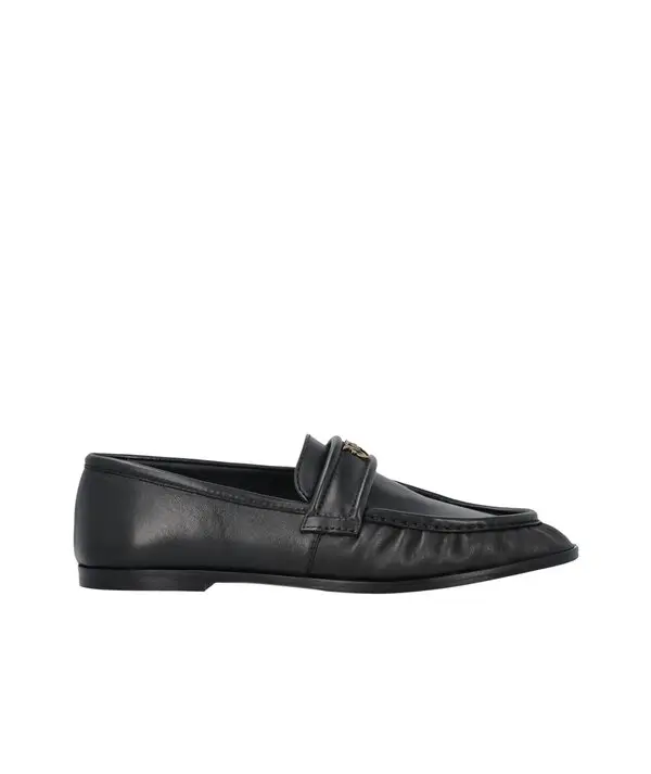Pinko Logo Plaque Slip-on Loafers