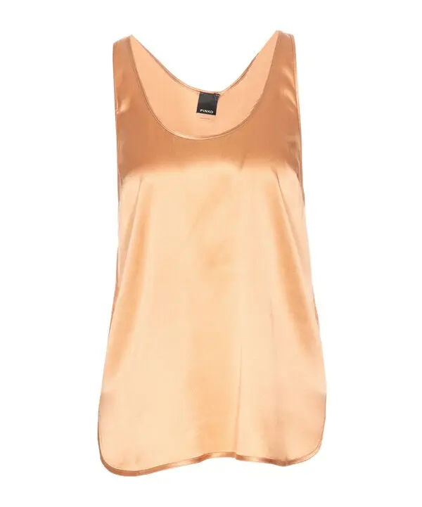 Pinko Crewneck Satin Tank Top