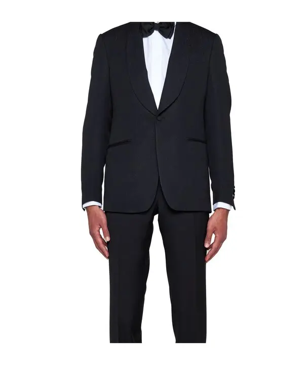 LARDINI Metallic-threading Blazer