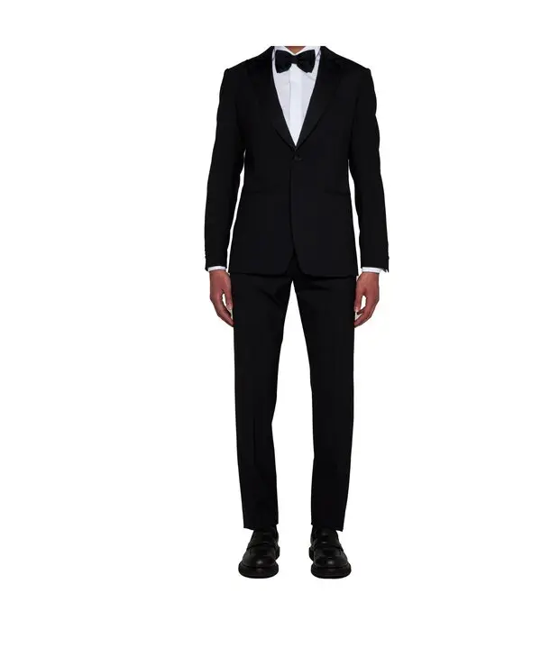 LARDINI Single-breasted Wool-blend Suit