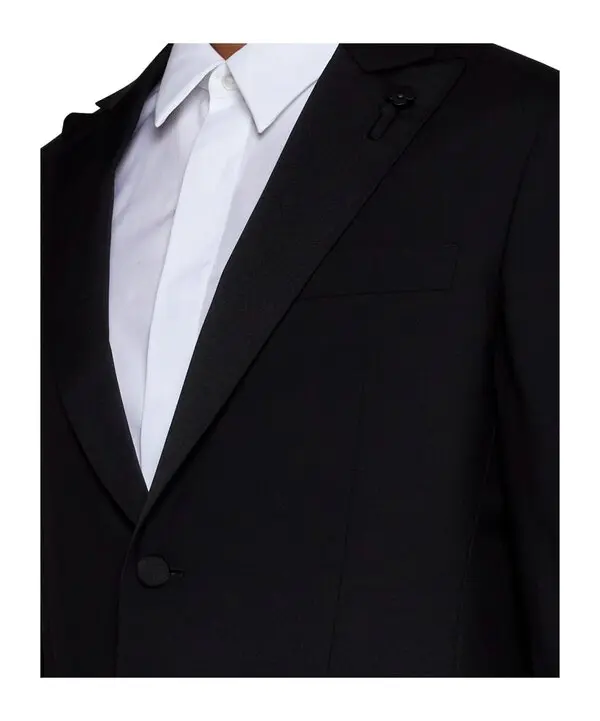 LARDINI Single-breasted Wool-blend Suit