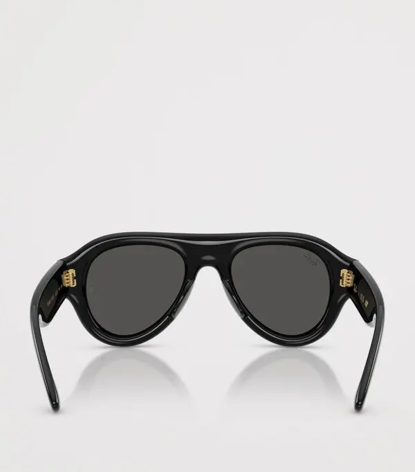 Ray-ban Aviator Puffer Acetate Sunglasses