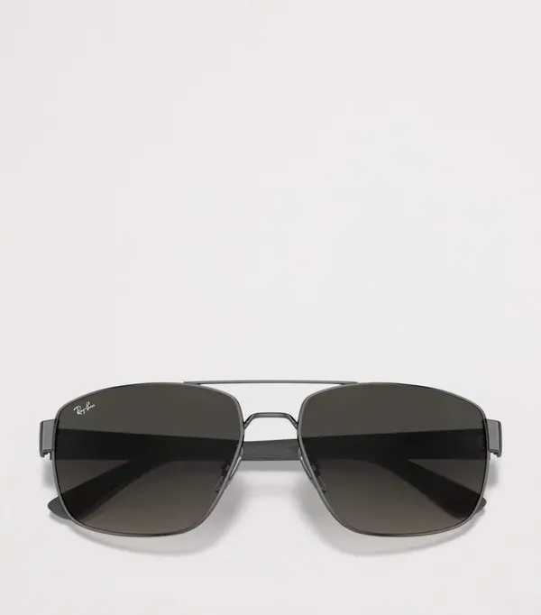 Ray-ban Metal Irregular Rectangle Sunglasses