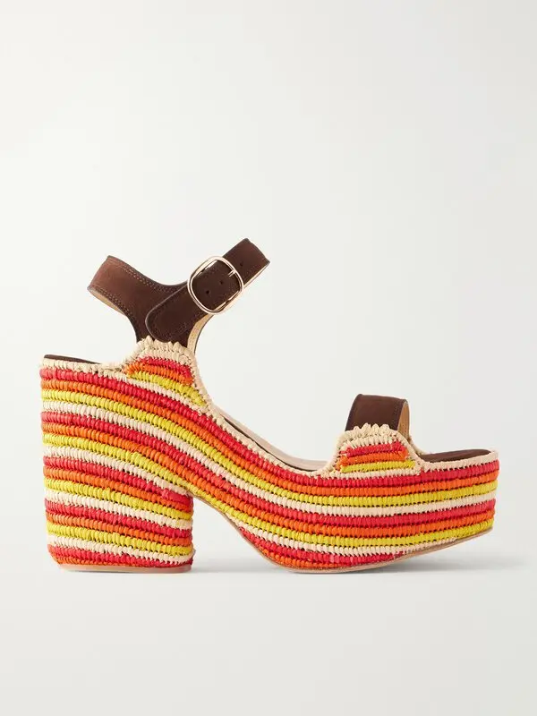 Gabriela Hearst Dardis Platform Sandals - Brown