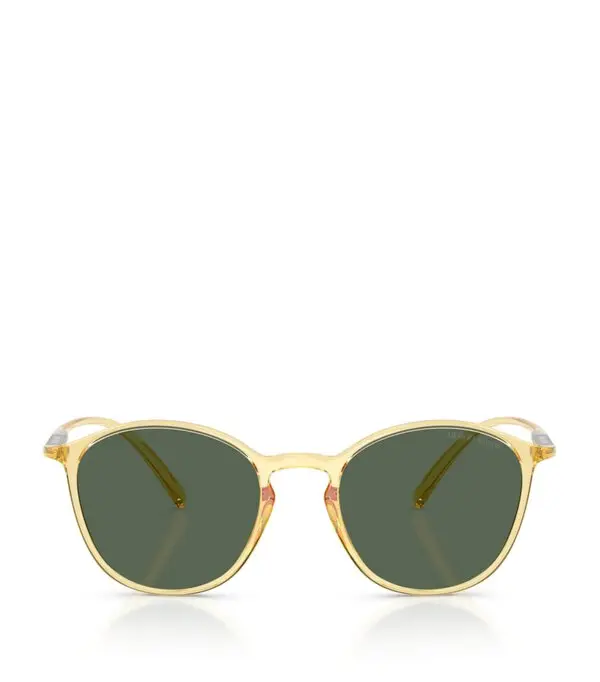 Giorgio Armani Round Phantos Sunglasses - Yellow