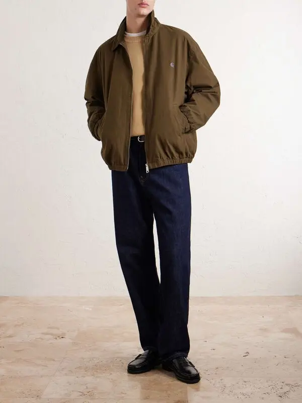 Carhartt Work In Progress Madison Logo-embroidered Cotton-ripstop Jacket