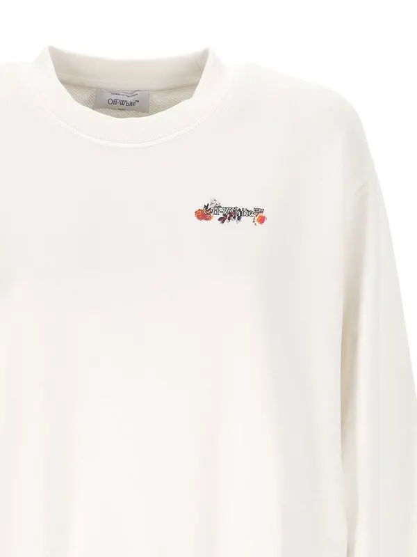 Off-White Floral-print Sweater