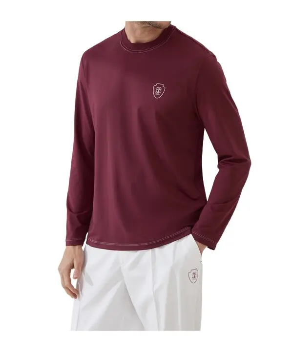 Brunello Cucinelli Long-sleeve T-shirt With Embroidered Logo