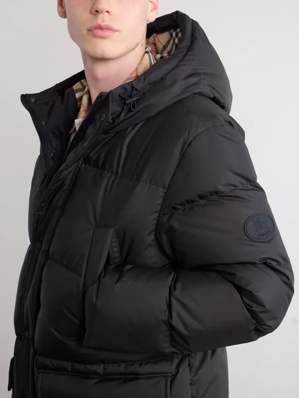 Burberry Quilted Hooded Down Jacket