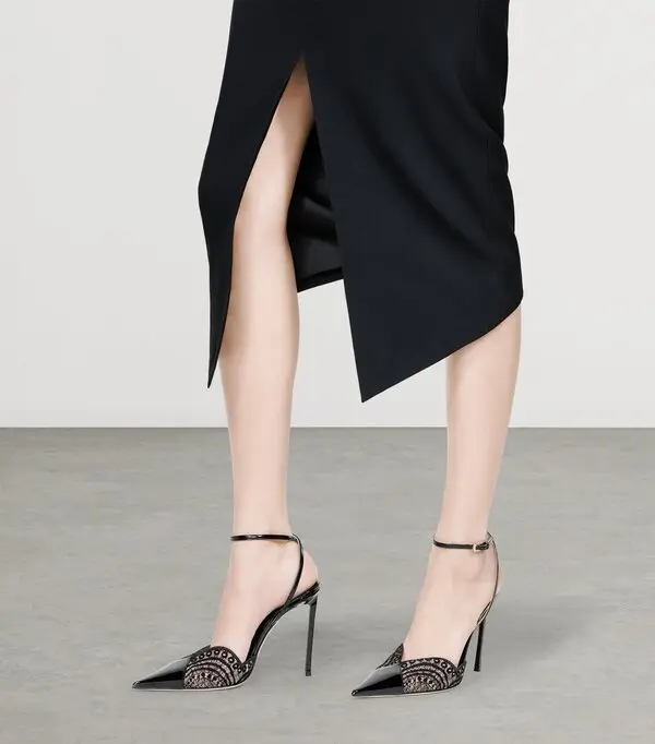 TOM FORD Lace-detail Pumps 105