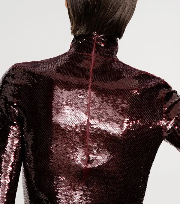 TOM FORD Sequinned Rollneck Top