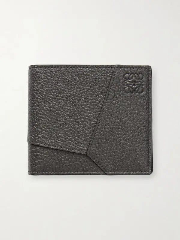 Loewe Puzzle Edge Panelled Full-grain Leather Bifold Wallet