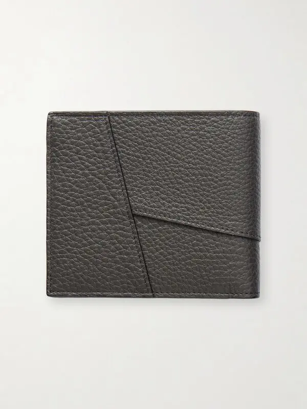 Loewe Puzzle Edge Panelled Full-grain Leather Bifold Wallet