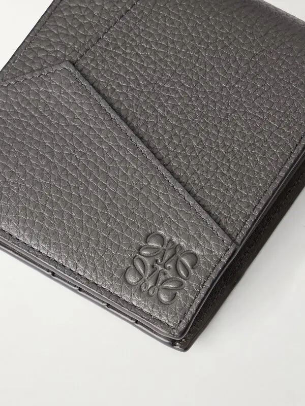 Loewe Puzzle Edge Panelled Full-grain Leather Bifold Wallet