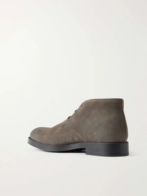 TOD'S Suede Lace-up Boots