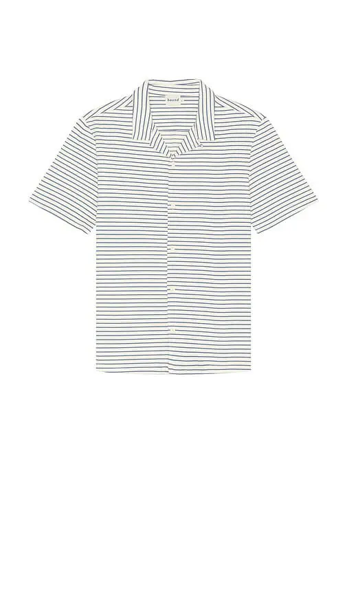 BOUND Stripe Jacquard Shirt In Blue