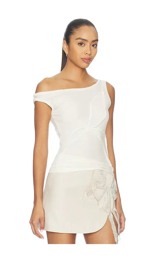MOTHER OF ALL Papper Off Shoulder Top