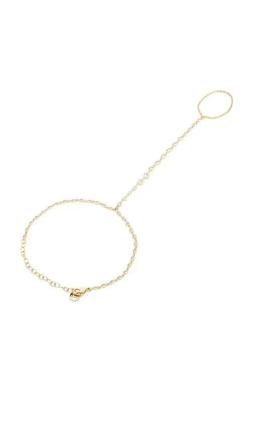 Lili Claspe Cici Hand Chain In Metallic