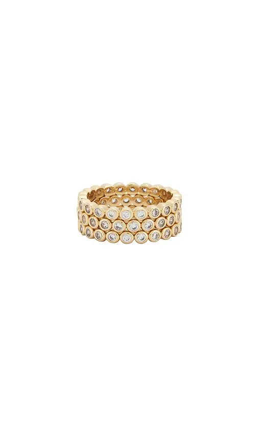 Lili Claspe Mini Reese Stack In Metallic
