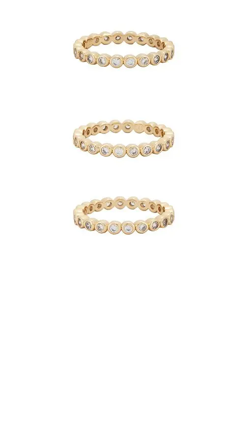 Lili Claspe Mini Reese Stack In Metallic