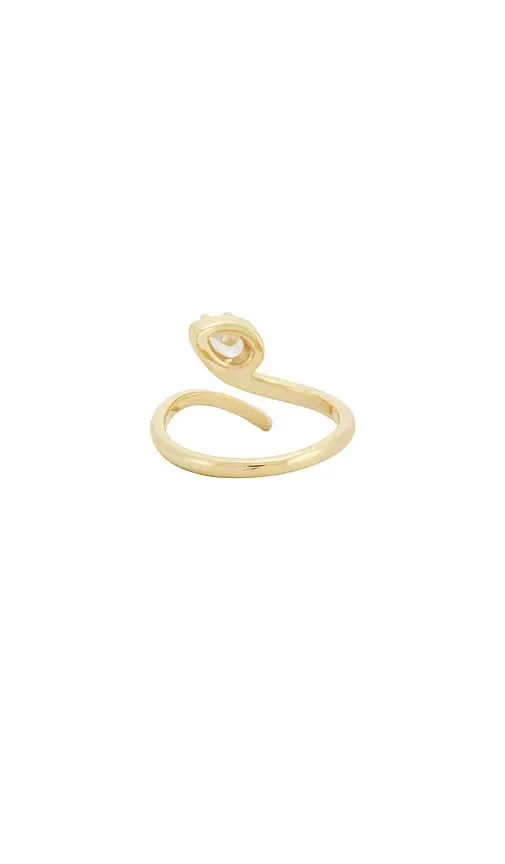 Lili Claspe Ring In Metallic
