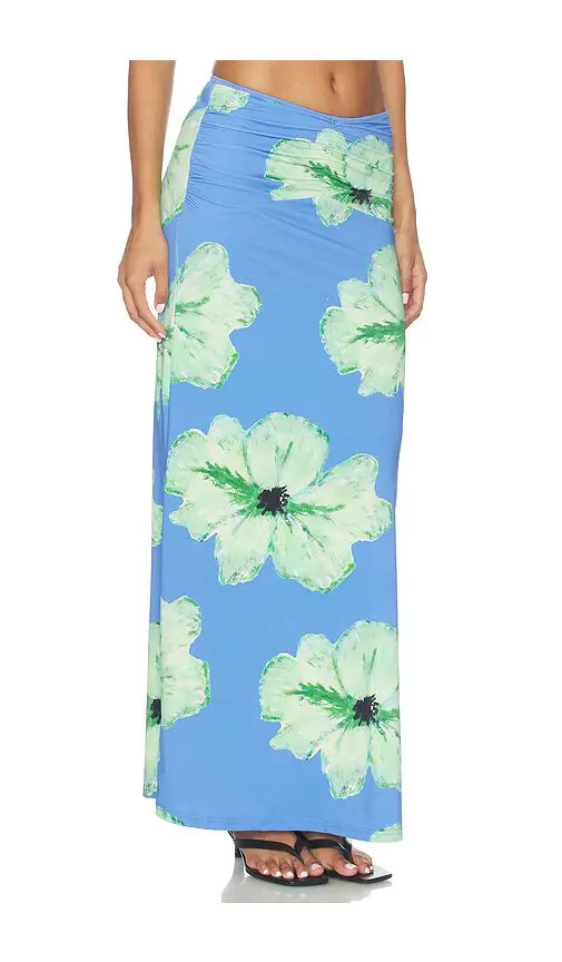 THE WOLF GANG Veda Floral Maxi Skirt