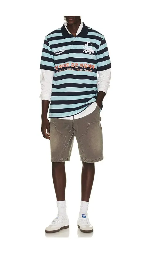 ANTI SOCIAL SOCIAL CLUB Devilish Polo In Blue