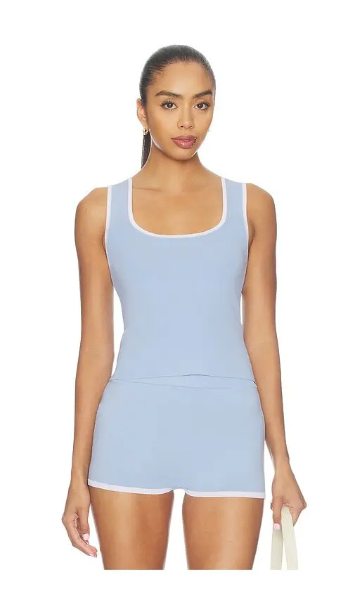 SNDYS. Anika Knit Top In Baby - Blue
