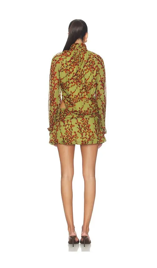 MUMA WORLD Kusa Sakura Zhou Mini Dress