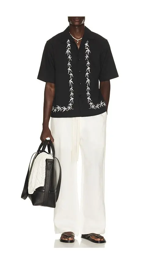 Commas Wide Leg Linen Trousers
