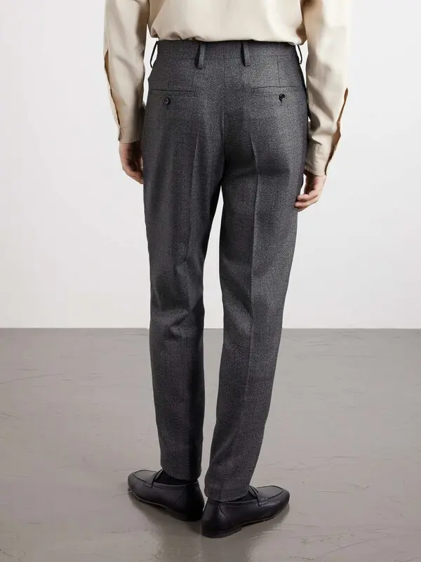 LARDINI Straight-leg Wool Suit Trousers