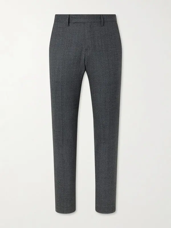 LARDINI Straight-leg Wool Suit Trousers