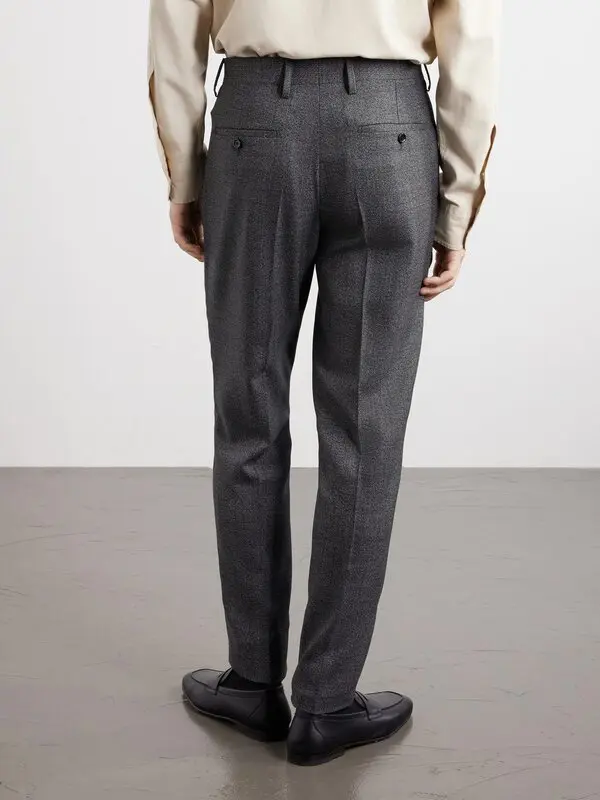 LARDINI Straight-leg Wool Suit Trousers