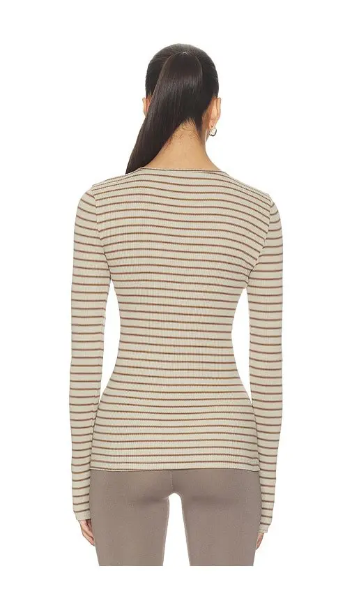 OPERASPORT Claire Seamless Cardigan In Taupe