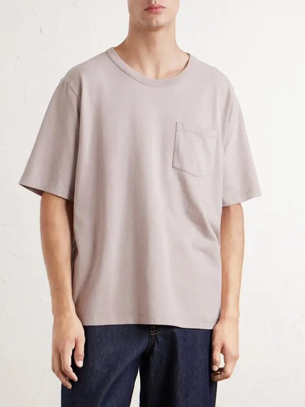 CORRIDOR Garment-dyed Cotton-jersey T-shirt