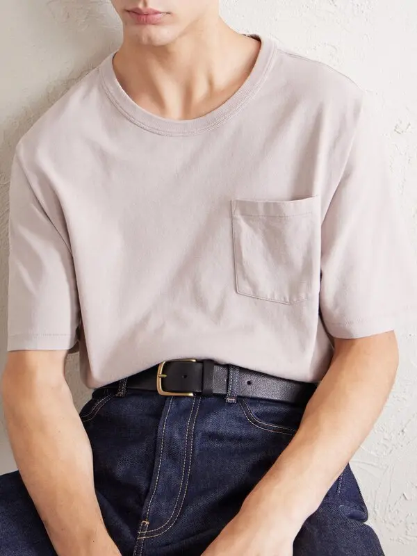 CORRIDOR Garment-dyed Cotton-jersey T-shirt