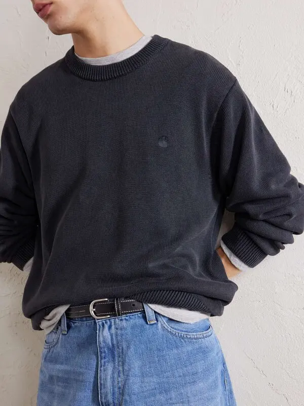 Carhartt Work In Progress Kori Logo-embroidered Cotton Sweater