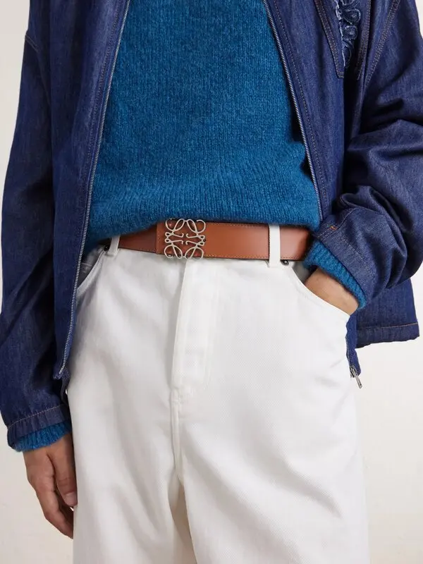 Loewe Anagram Reversible Leather Belt