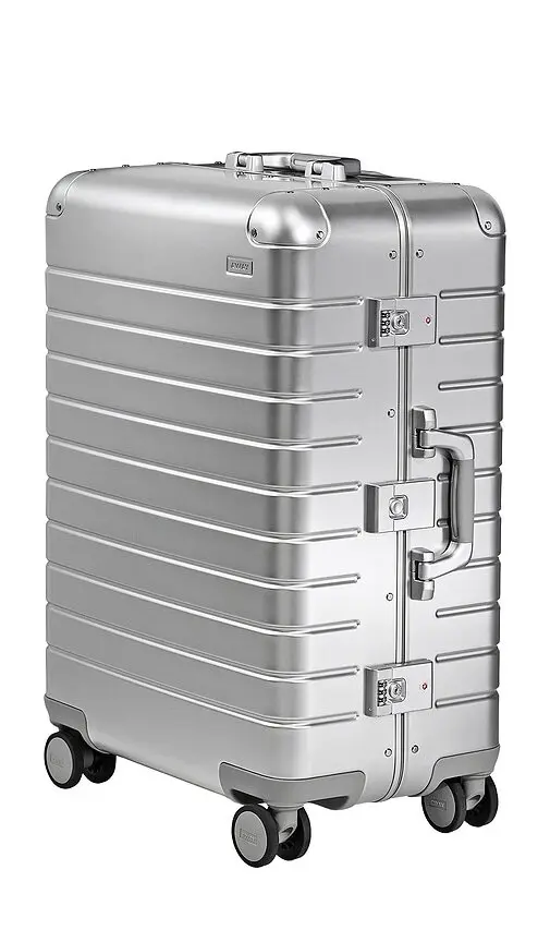 AWAY Aluminum Medium Checked In Metallic