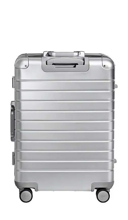 AWAY Aluminum Medium Checked In Metallic