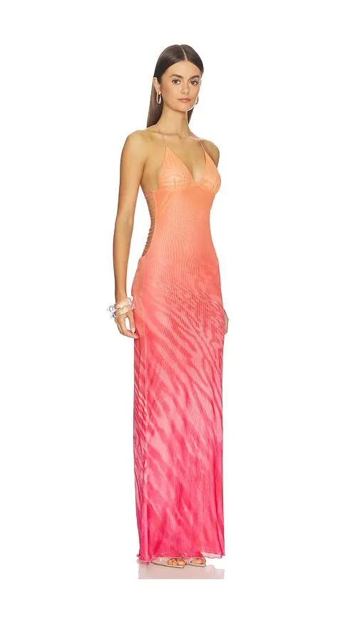 I.AM.GIA Ellery Maxi Dress In Orange,pink