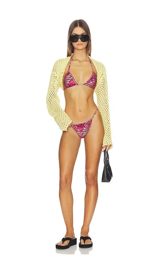 I.AM.GIA Ava Bikini Top In Fuchsia