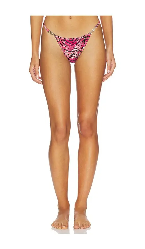 I.AM.GIA Ava Bikini Bottom In Fuchsia - Red