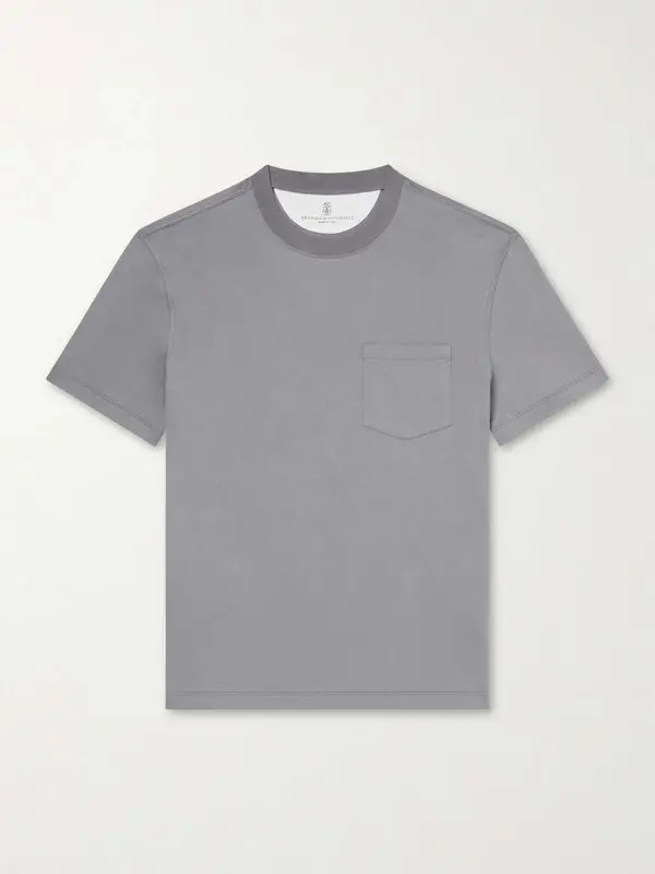 Brunello Cucinelli Cotton-jersey T-shirt