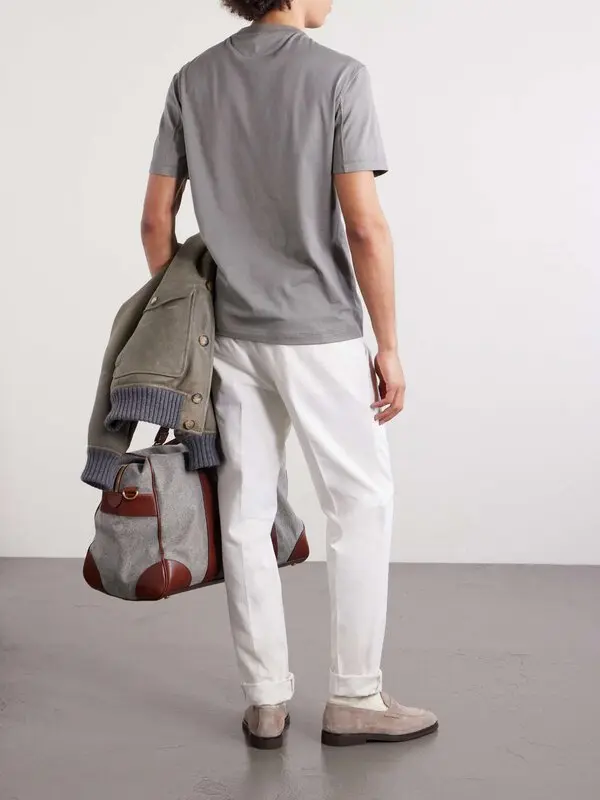 Brunello Cucinelli Cotton-jersey T-shirt