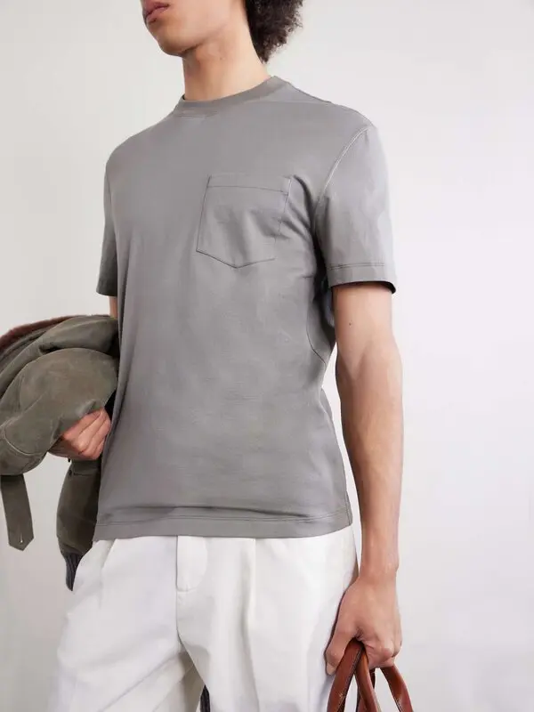Brunello Cucinelli Cotton-jersey T-shirt