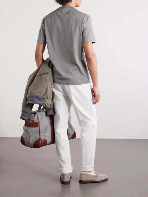 Brunello Cucinelli Cotton-jersey T-shirt