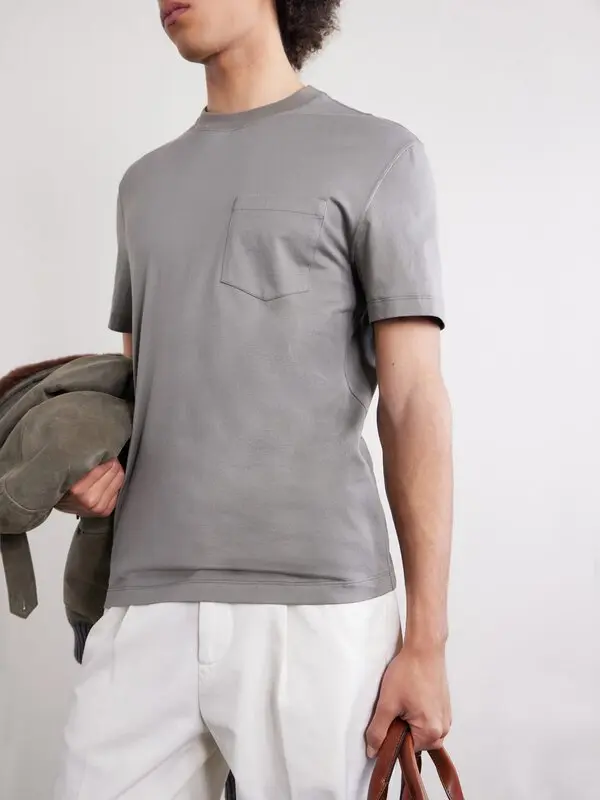 Brunello Cucinelli Cotton-jersey T-shirt