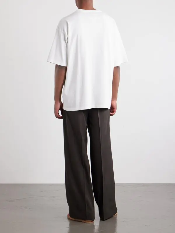 MAISON MARGIELA Layered Cotton-jersey T-shirt - Neutrals