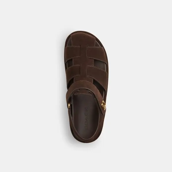 COACH Sculpted C Fisherman Sandal